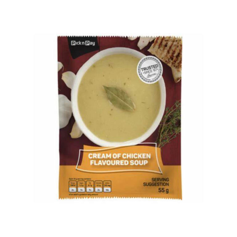 PICKNPAY CREAM OF CHICKEN SOUP 55G | Checkdate