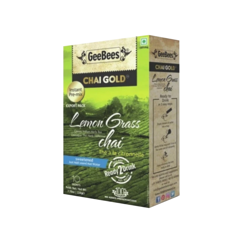 GEEBEES LEMON GRASS CHAI 10`S 140G | Checkdate